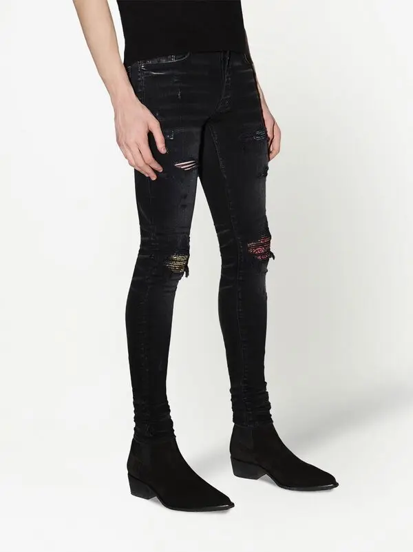 Amiri Thrasher Rainbow Paisley Jeans