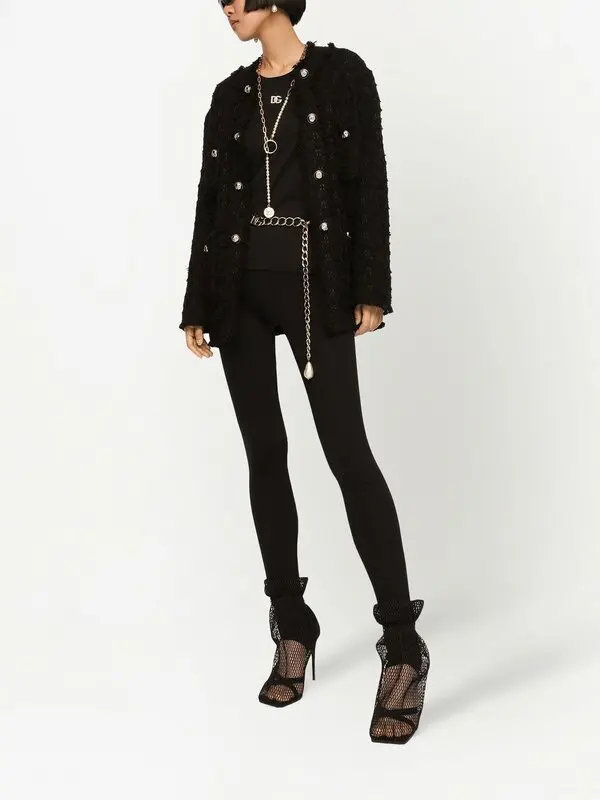 Dolce & Gabbana Crystal-embellished T-shirt - Black