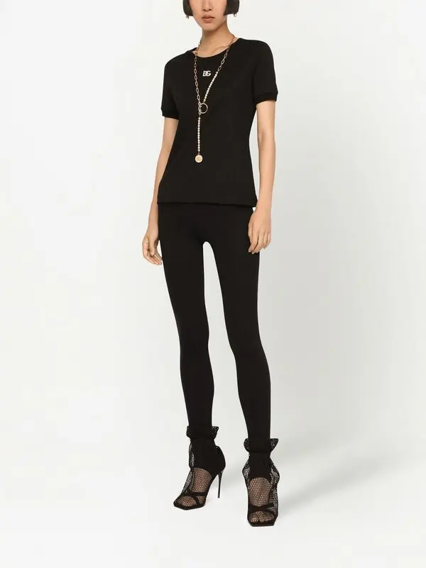 Dolce & Gabbana Crystal-embellished T-shirt - Black