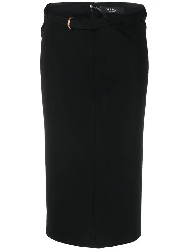 Versace La Greca Midi Skirt
