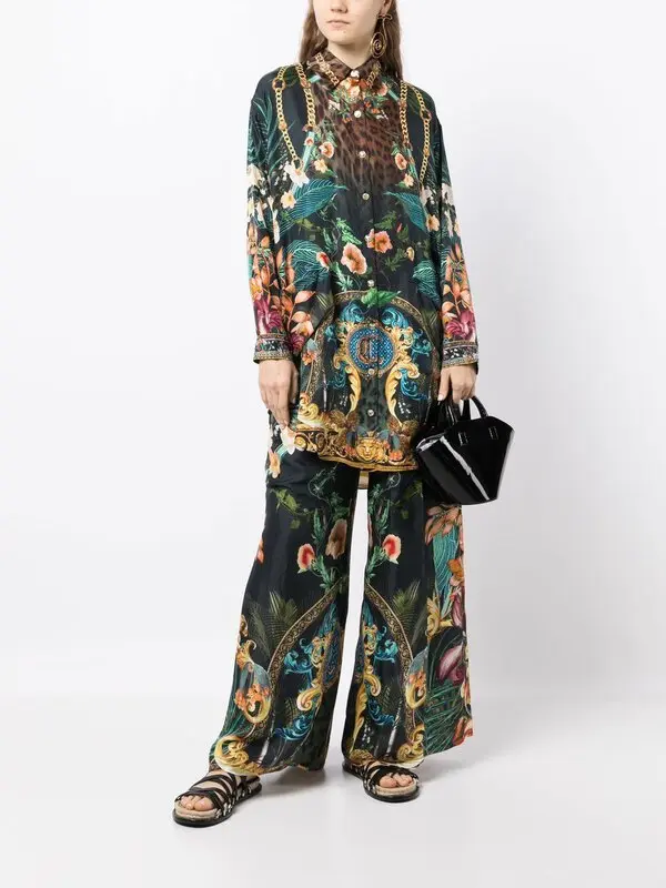 Camilla Graphic-print Trousers