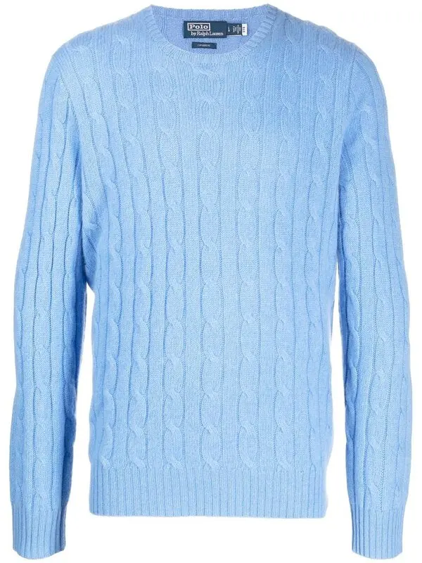 Polo Ralph Lauren Cable-knit Cashmere Jumper - Blue