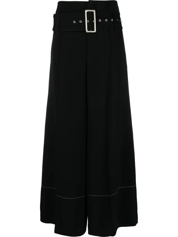 10 CORSO COMO High-waisted Wide-leg Trousers