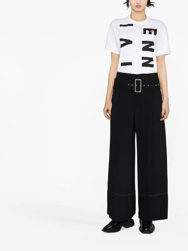 10 CORSO COMO High-waisted Wide-leg Trousers