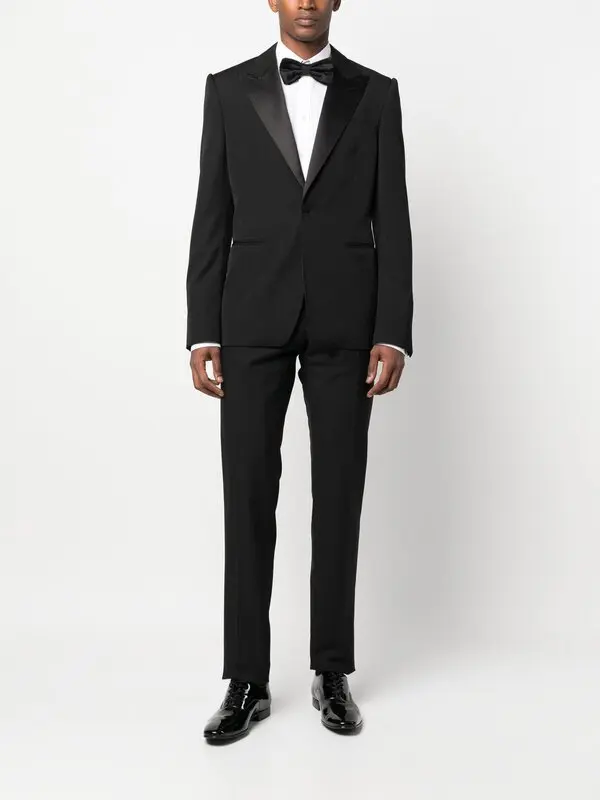 Alexander McQueen Silk Lapels Blazer