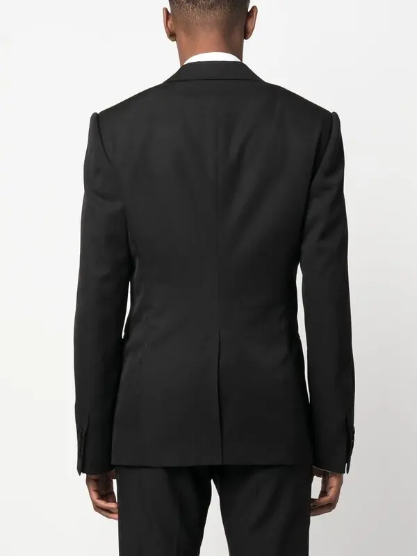 Alexander McQueen Silk Lapels Blazer