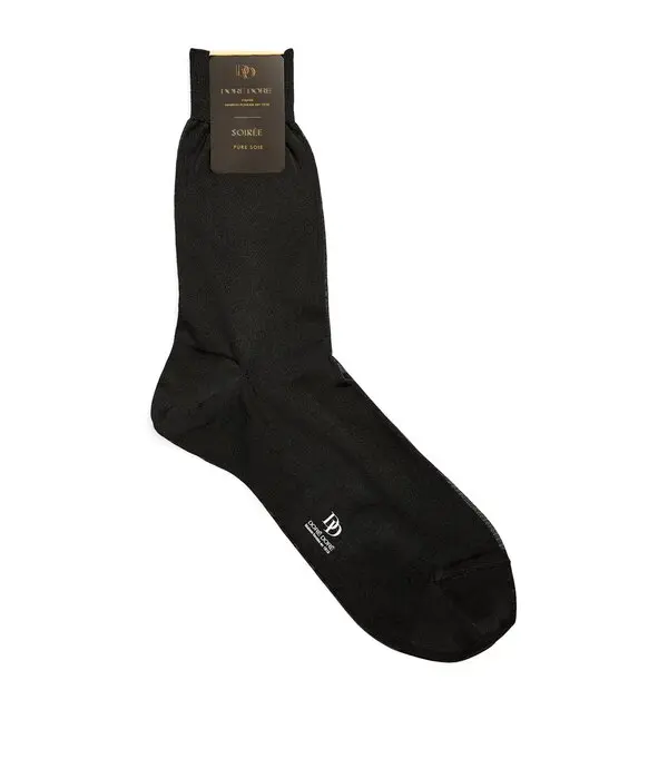 DORE DORE Silk Socks - Black
