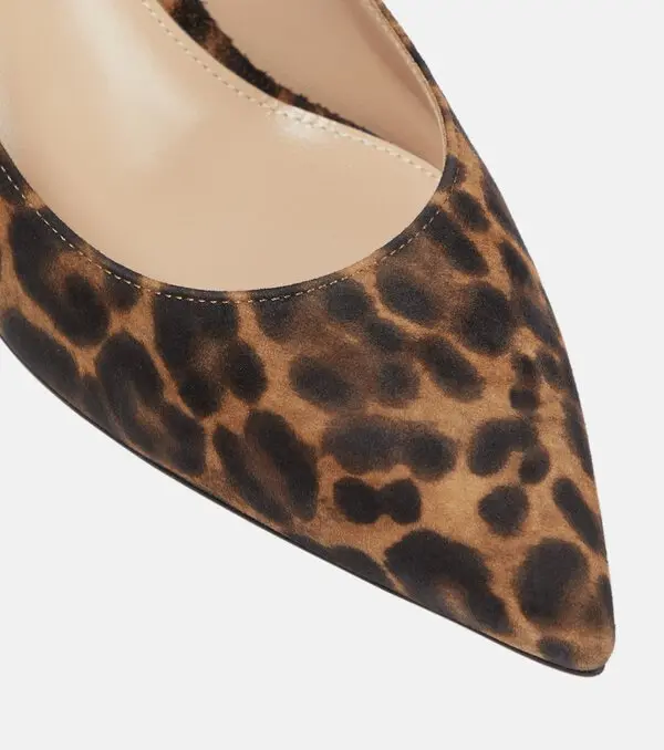 GIANVITO ROSSI 70 Leopard-print Pumps - Multicoloured