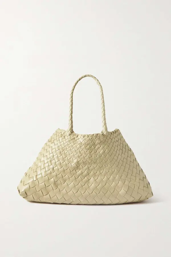 Dragon Diffusion Santa Croce Big Woven Leather Tote