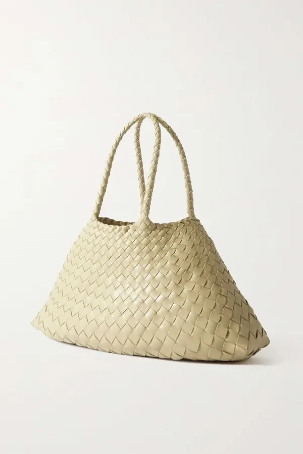 Dragon Diffusion Santa Croce Big Woven Leather Tote