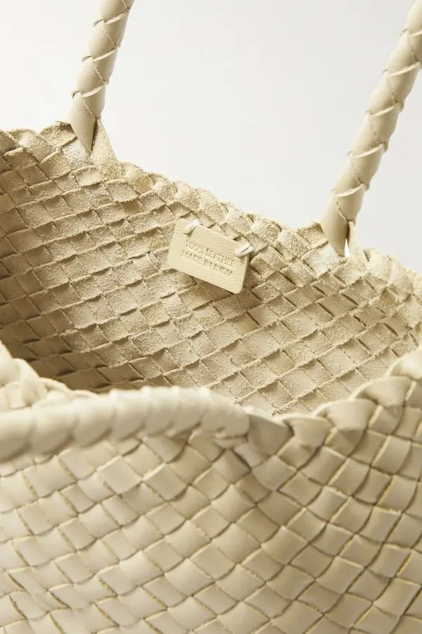 Dragon Diffusion Santa Croce Big Woven Leather Tote