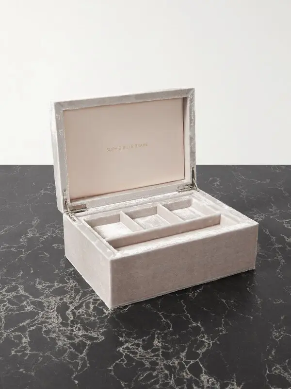 Sophie Bille Brahe Trésor Large Velvet Jewelry Box