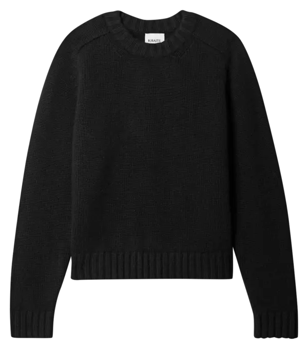 Khaite Mae Cashmere Sweater - Black