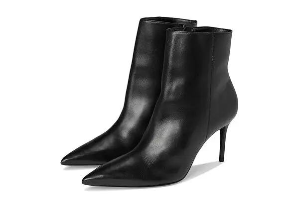 Schutz Mikki Pull-on Stiletto Boots - Black