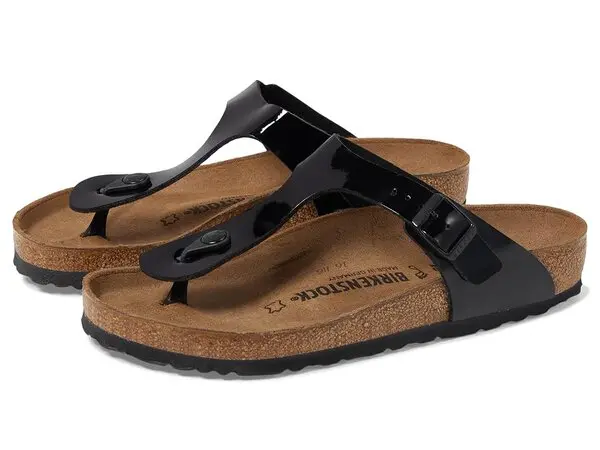 BIRKENSTOCK Gizeh Birko-flor Thong Sandals - Black