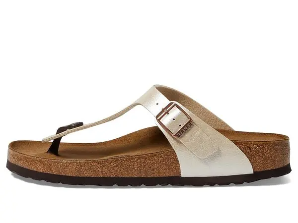 BIRKENSTOCK Gizeh Birko-flortm Birkibuctm Sandals Mocha Birkibuctm - Pink