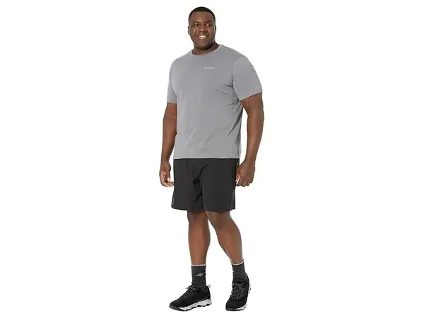 Columbia Big Tall Thistletown Hillstm Short Sleeve Clothing City Grey Heather - Gray