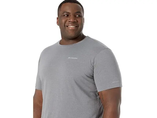 Columbia Big Tall Thistletown Hillstm Short Sleeve Clothing City Grey Heather - Gray