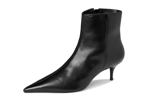 Schutz Mikki Mid Pointed Toe Stiletto Heel Ankle Boots