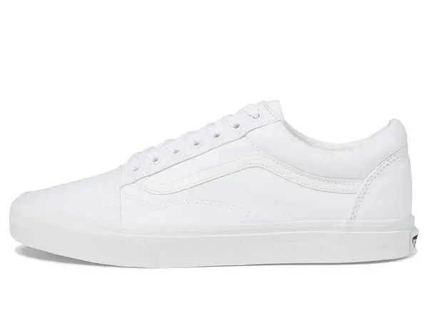 VANS Old Skool Low Top Casual Sneakers - White