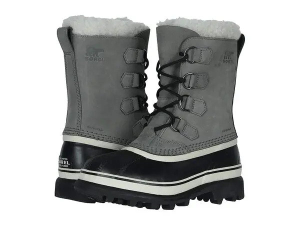 Sorel Caribou Lace-up Waterproof Boots - Shale/stone