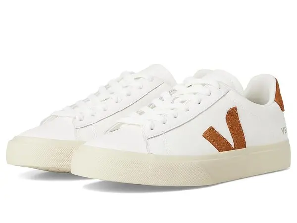 VEJA Campo Metallic Leather Low-top Sneakers - Brown