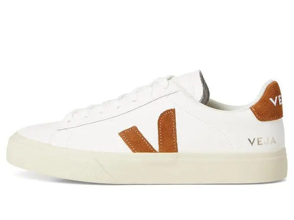 VEJA Campo Metallic Leather Low-top Sneakers - Brown