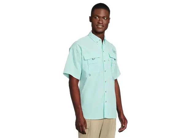 Columbia Bahamatm Ii Short Sleeve Shirt Short Sleeve Button Up Vintage - Blue