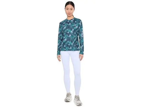 Columbia Pfg Super Tidal Long Sleeve Shirt With Tropical Print - Blue