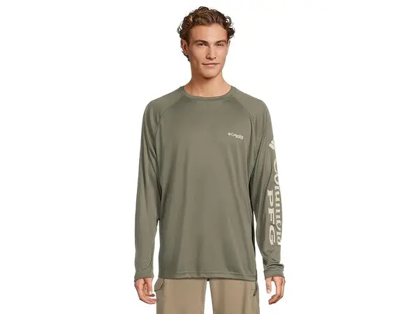 Columbia Performance Fishing Gear Long Sleeve Shirt - Olive