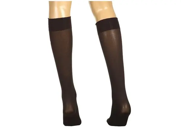 Wolford Velvet De Luxe 50 Knee-high Socks - Black