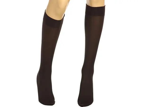 Wolford Velvet De Luxe 50 Knee-high Socks - Black