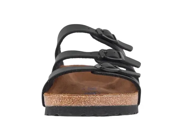 BIRKENSTOCK Florida Soft Footbed Birko-flor Sandals - Black