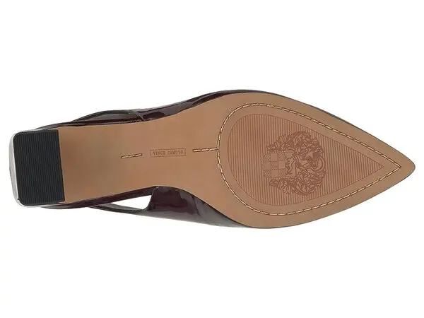 Vince Camuto Hamden Pointed Toe Slingback High Heels - Mahogany