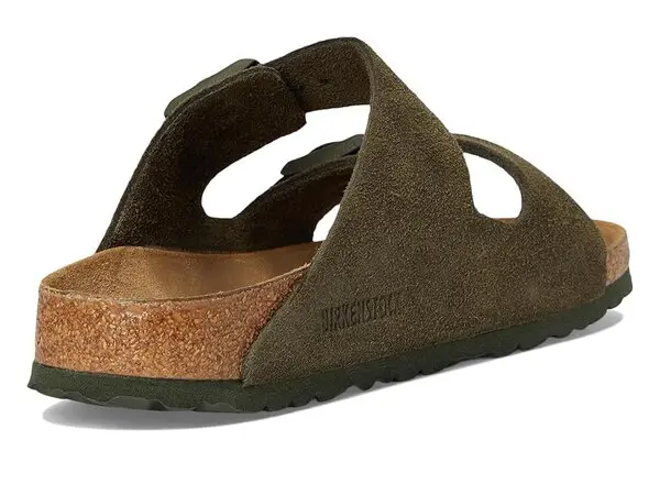 BIRKENSTOCK Arizona Suede Sandals - Gray