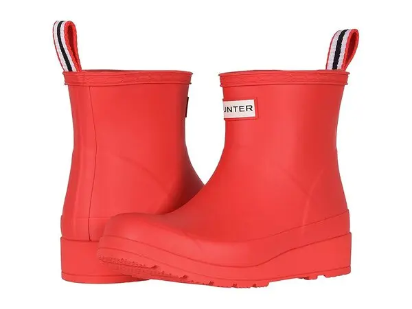 Hunter Original Play Short Rain Boots - Red