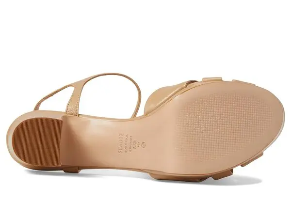 Schutz Keefa High Heel Platform Sandals - Beige