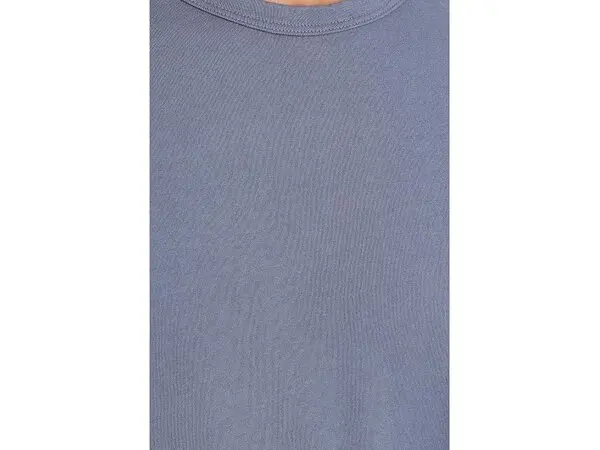 Vince Garment Dye Short Sleeve Crew Clothing True - Blue