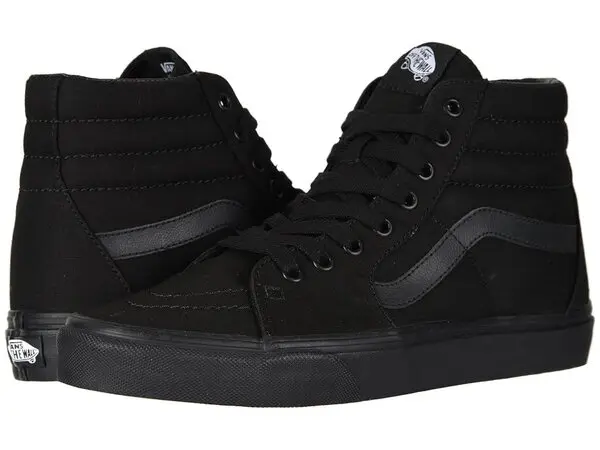 VANS Sk8-hi High Top Lace Up Sneakers - Black