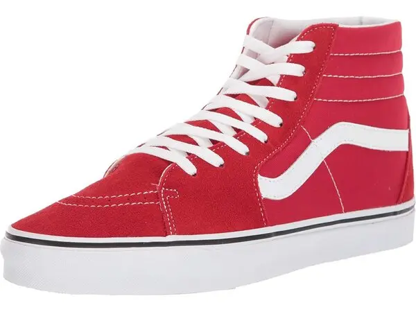 VANS Sk8-hi High Top Lace Up Sneakers - Red