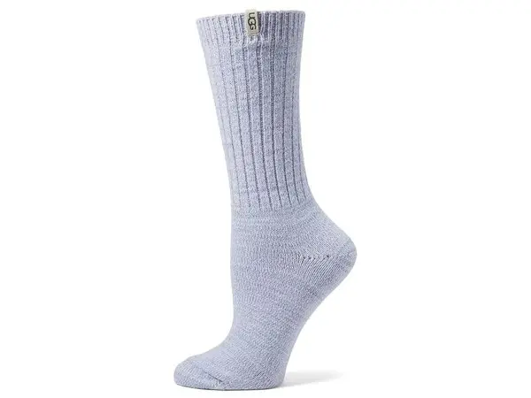 UGG Rib Knit Slouchy Crew Socks - Blue