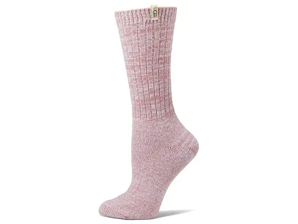 UGG Rib Knit Slouchy Crew Socks - Dusk