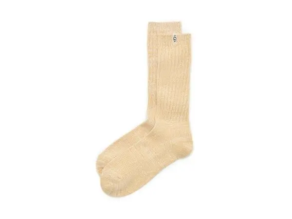 UGG Rib Knit Slouchy Crew Socks - Millet