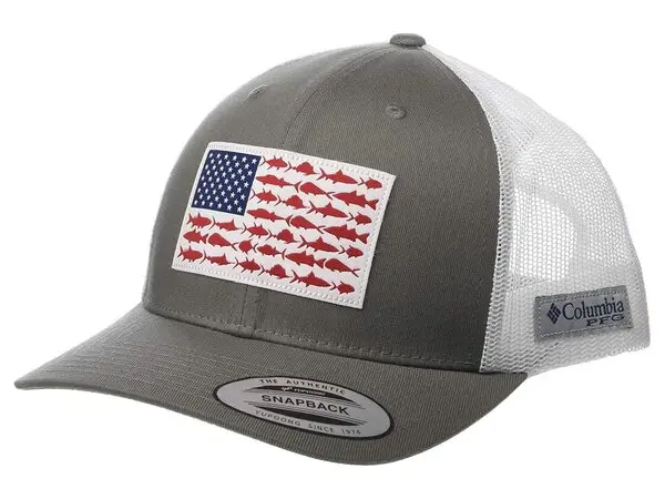 Columbia Pfg Mesh Snapback Cap - Gray