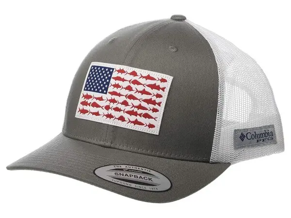 Columbia Pfg Mesh Snapback Cap - Gray