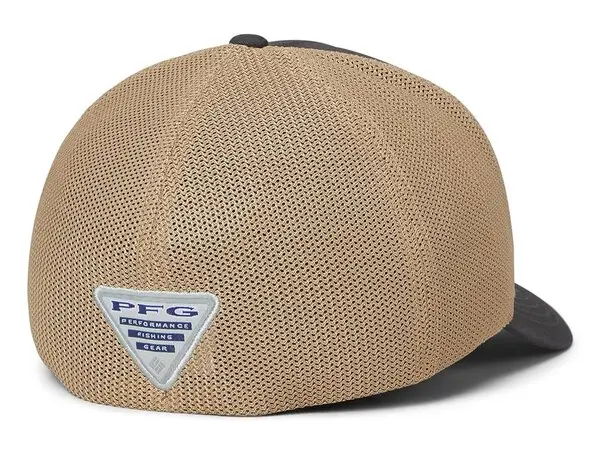Columbia Pfg Mesh Fish Flag Ball Cap - Gray