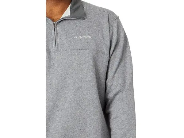 Columbia Hart Mountain Ii 1/2 Zip Long Sleeve Pullover - Black
