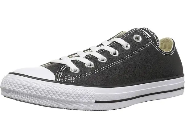 CONVERSE Chuck Taylor All Star Leather Low Top Sneakers - Black