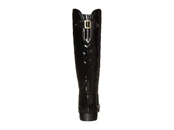 Hunter Refined Gloss Quilt Tall Rain Boots