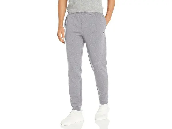 Lacoste Tapered Fit Fleece Trackpants Clothing Silver Chine